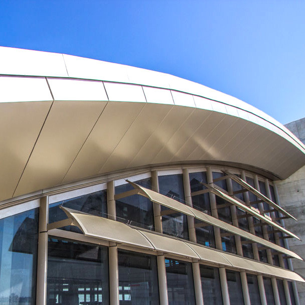 2mm-6mm Aluminium Wall Cladding Panel Kayu-seperti Warna Untuk Dekorasi ...