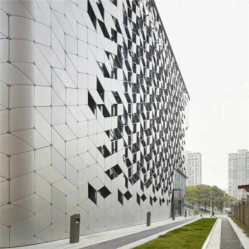 Panel Lapisan Fasad Aluminium Perforated Metal Arsitektur