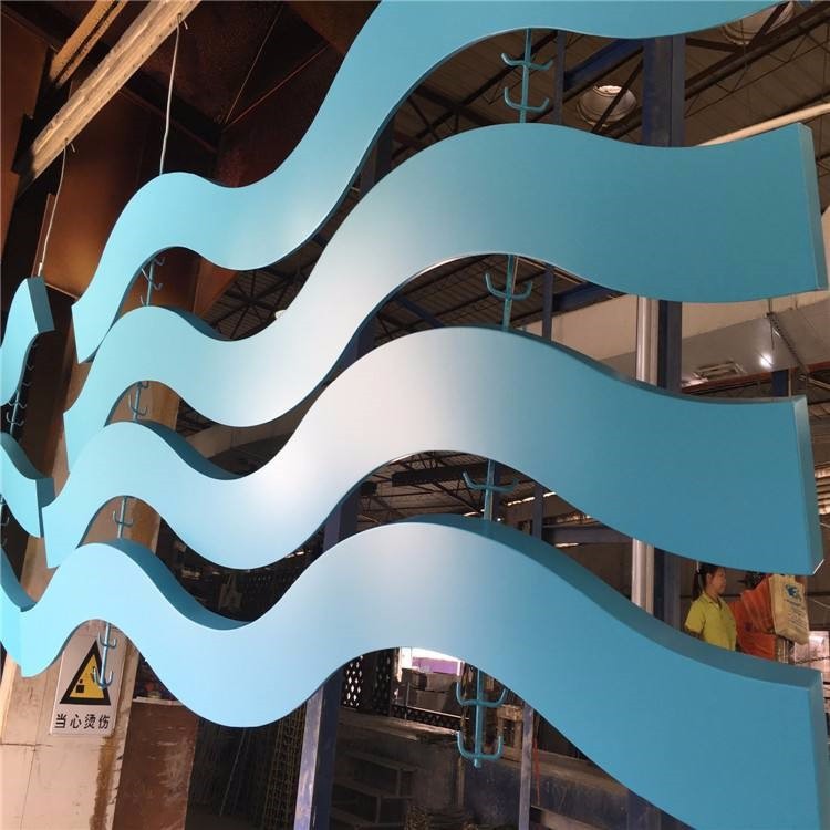 Metal Fasad dinding lapis aluminium panel bergelombang aluminium ...